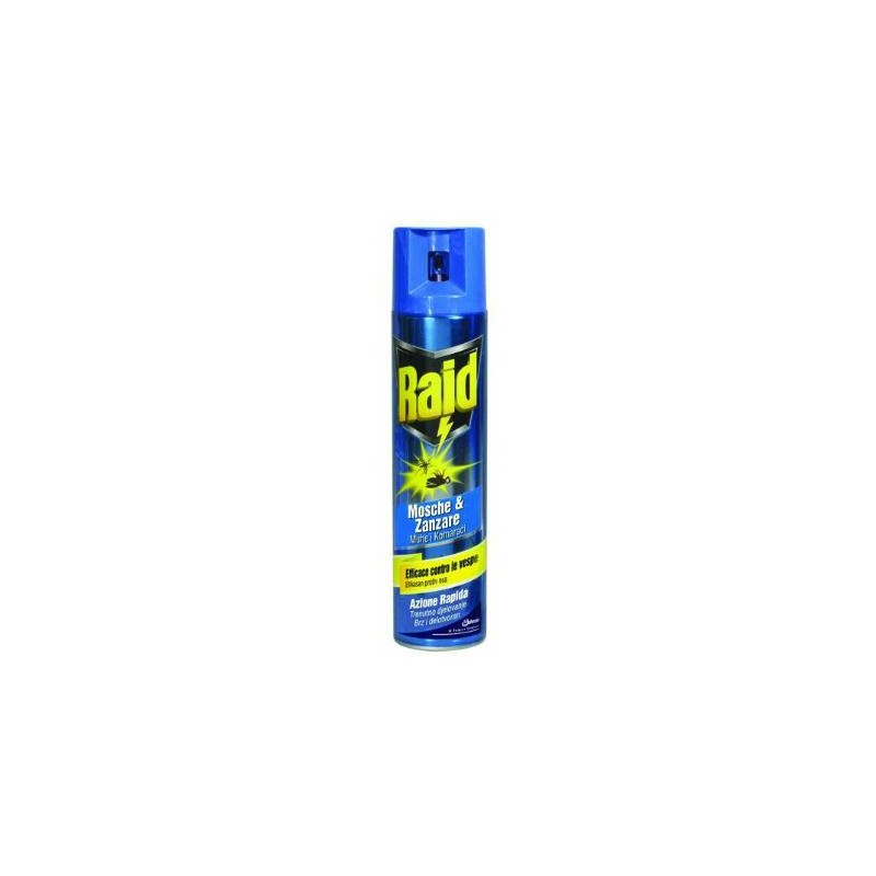 RAID SPRAY INSETTICIDA MOSCHE E ZANZARE ML. 400
