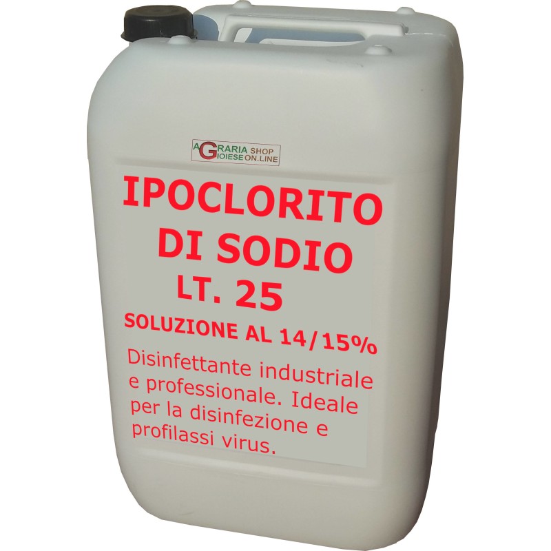 IPOCLORITO DI SODIO SOLUZIONE 14/15% USO