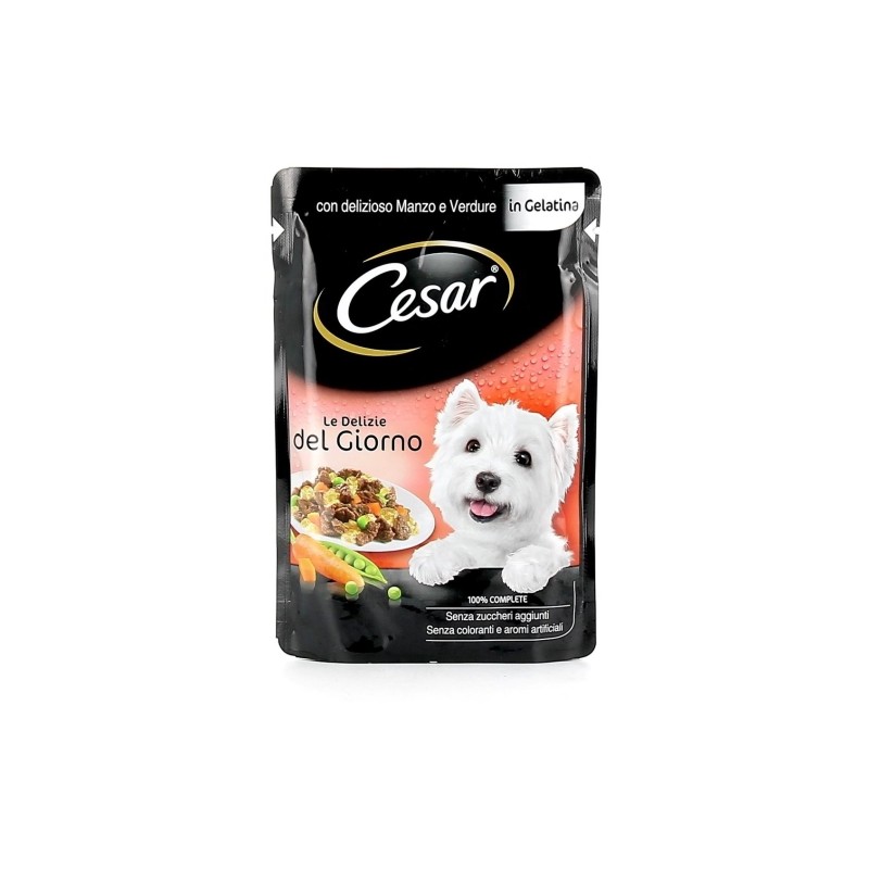 CESAR CANE BUSTA MANZO/CAROTE IN SALSA GR. 100