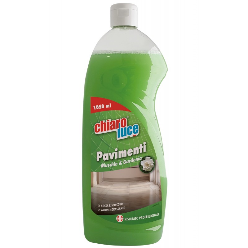 CHIARO LUCE DETERGENTE LIQUIDO PER PAVIMENTI AL MUSCHIO E GARDENIA ML. 1050
